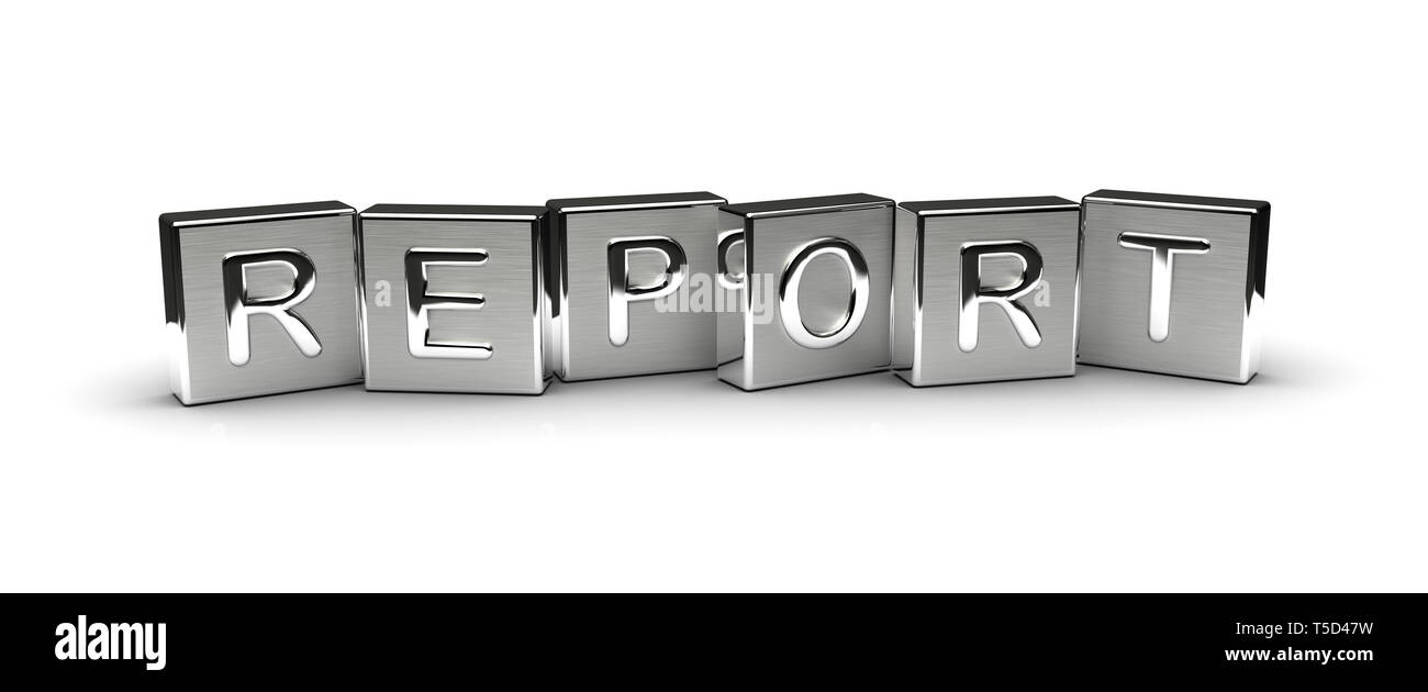 Report block hi-res stock photography and images - Alamy