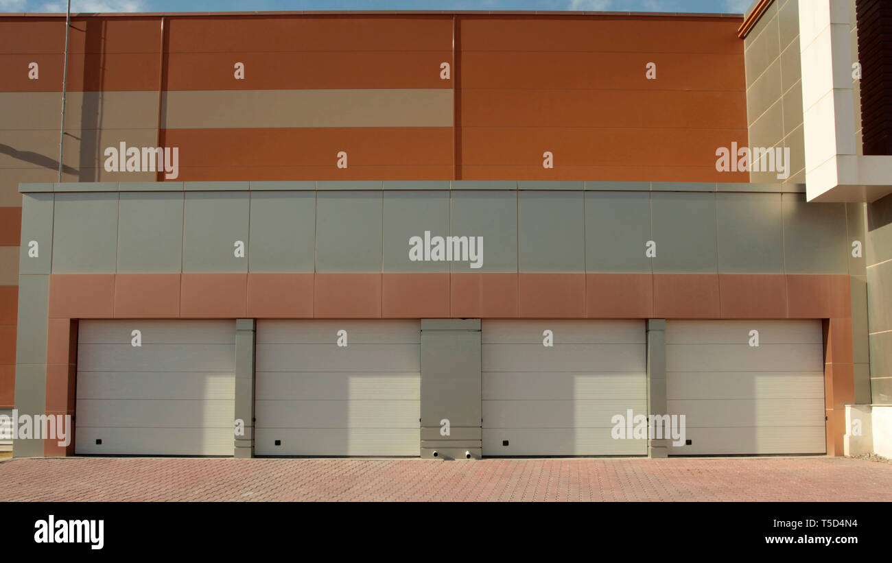 Shutter door factory Stock Photo - Alamy