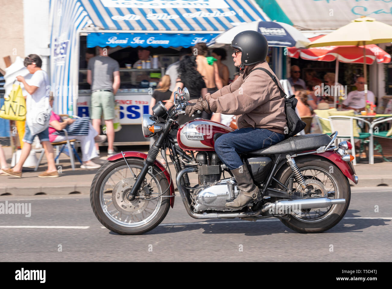 Triumph Bonneville T100 ridden at the Southend Shakedown Resurrection ...