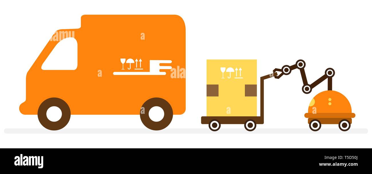 Warehouse Delivery Clip Art Warehouse Worker Transporting Packages 3D