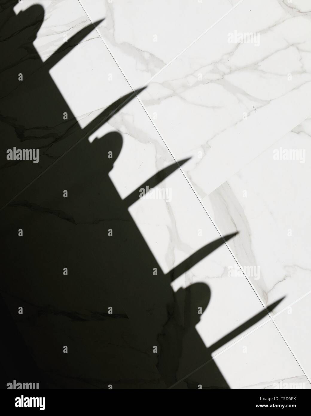 Shadows on marble wall hi-res stock photography and images - Alamy