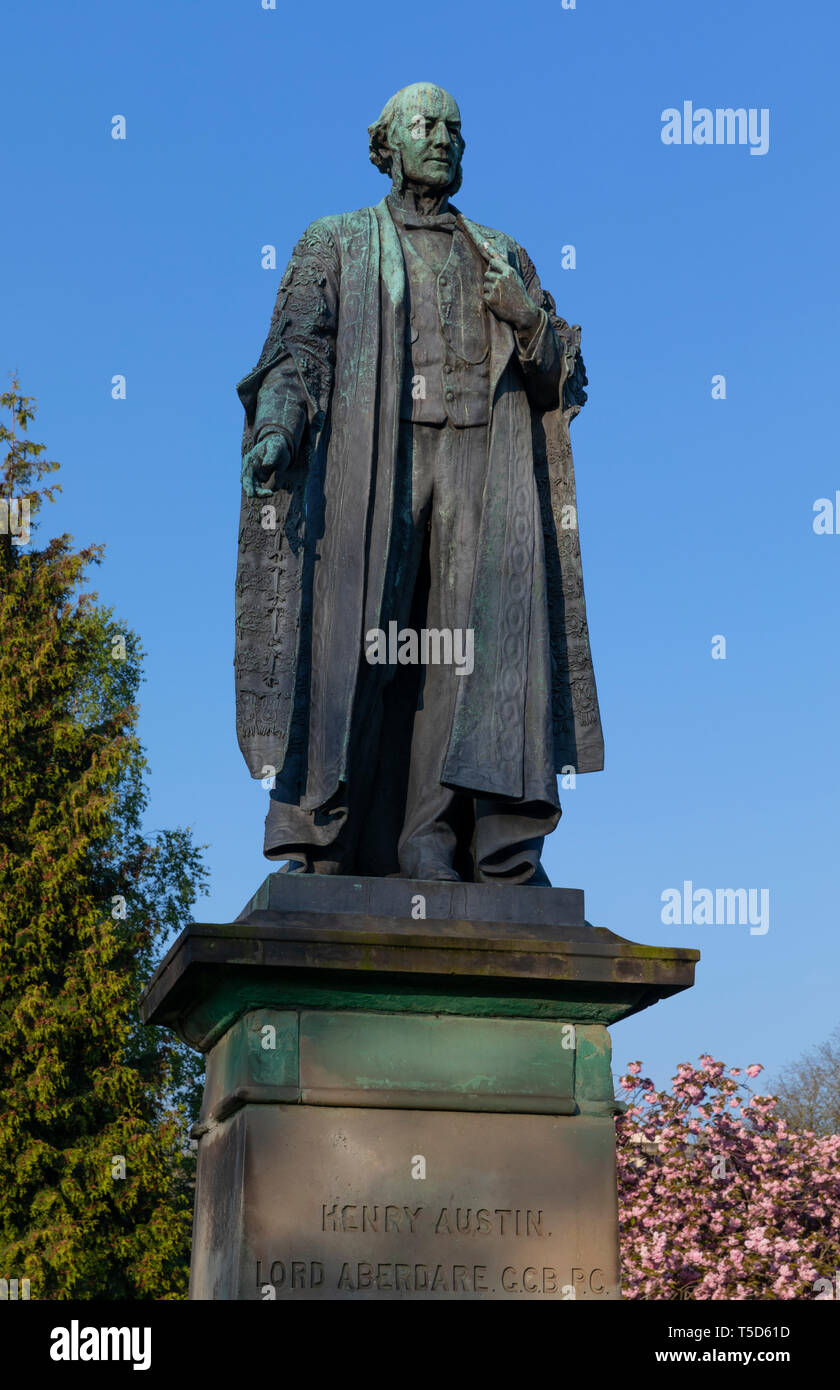 Statue of Henry Austin Bruce, Lord Aberdare, in Alexandra Gardens ...