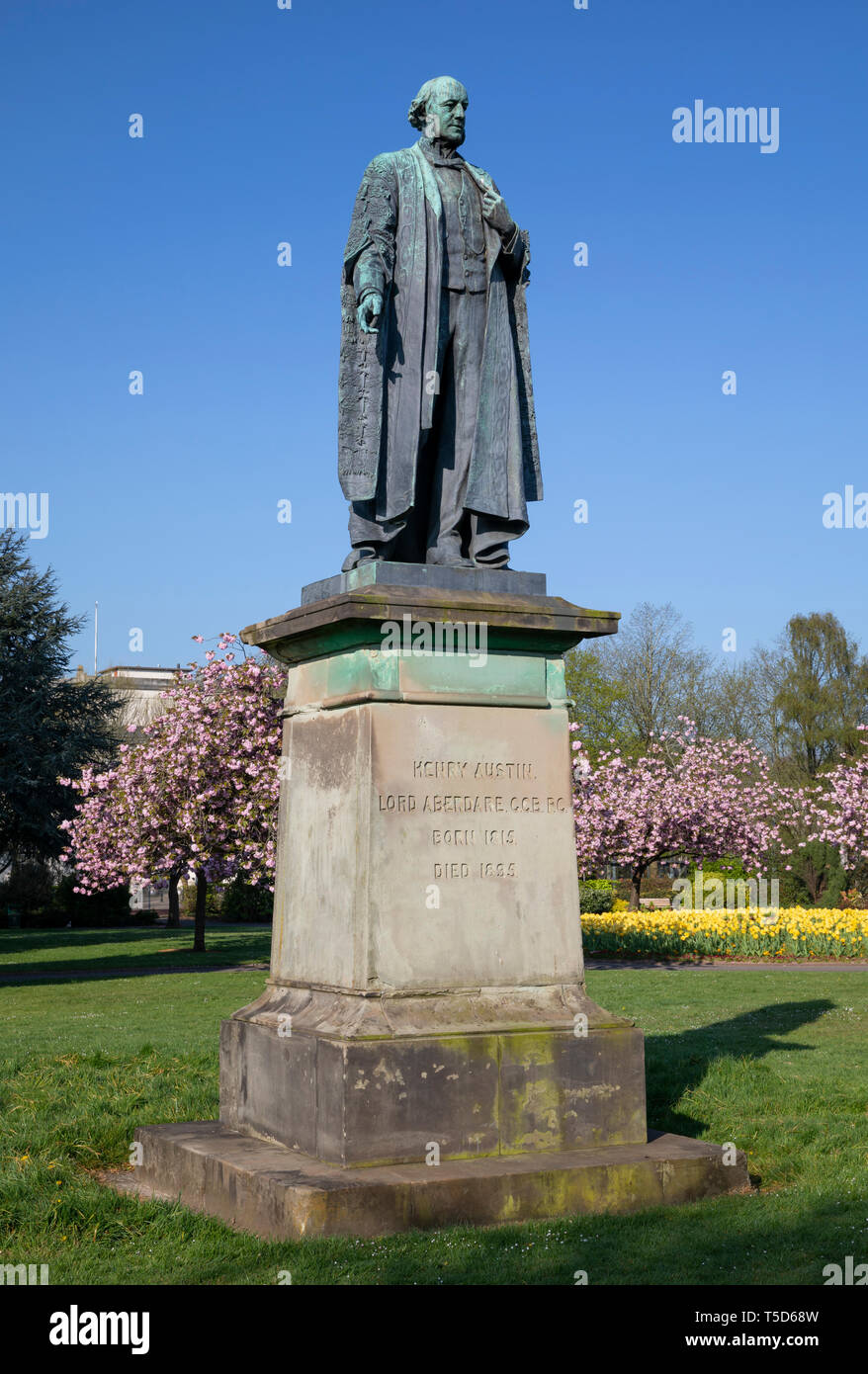 Statue of Henry Austin Bruce, Lord Aberdare, in Alexandra Gardens ...