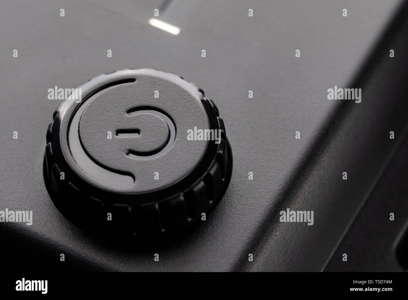 Power button icon metallic internet hi-res stock photography and images ...