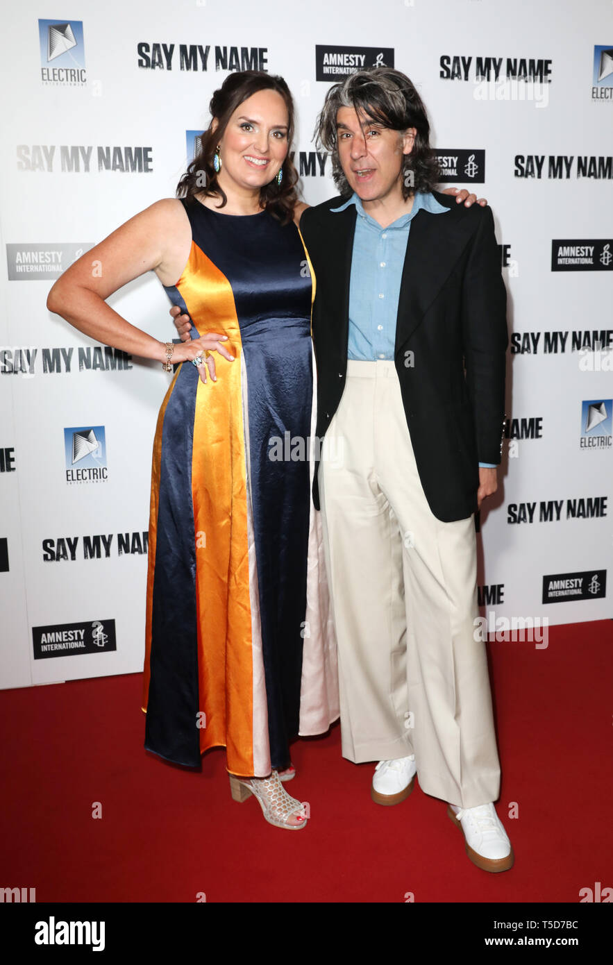 Deborah Frances-White (left) and James Lance attend the gala screening ...