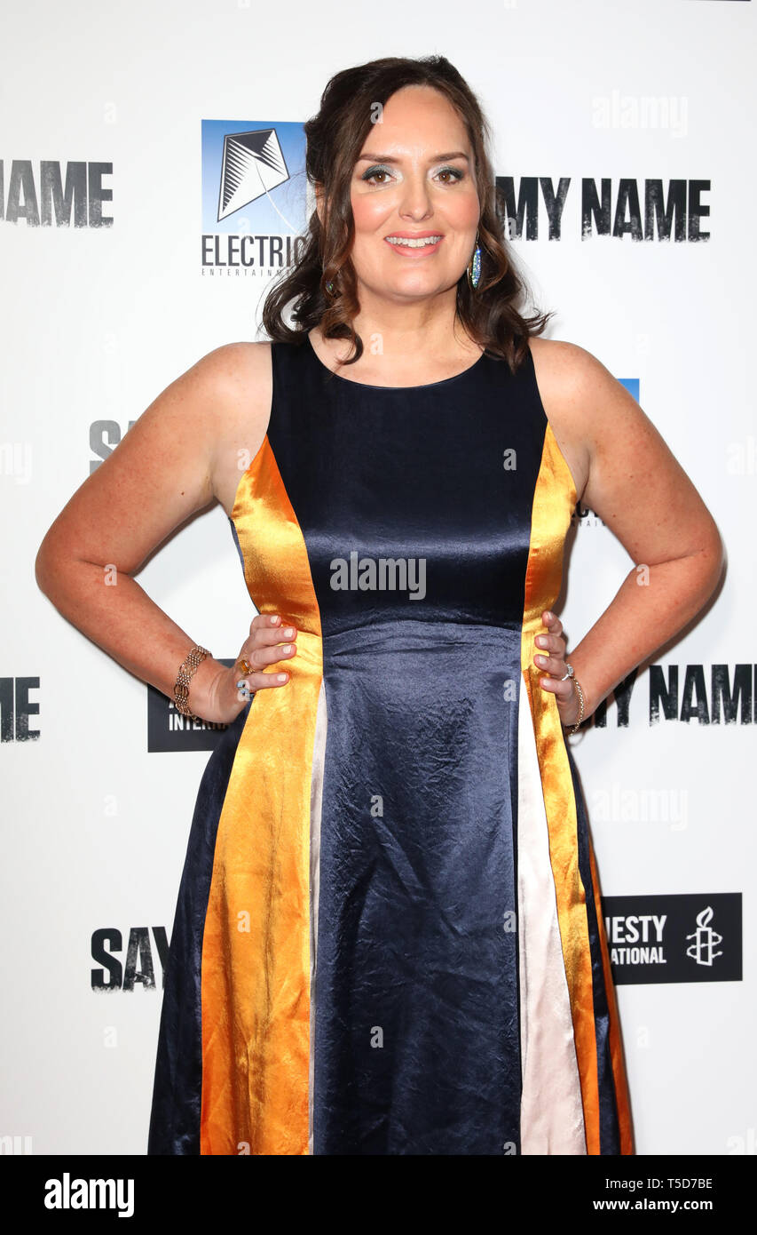 Deborah frances white attends gala screening hi-res stock photography ...