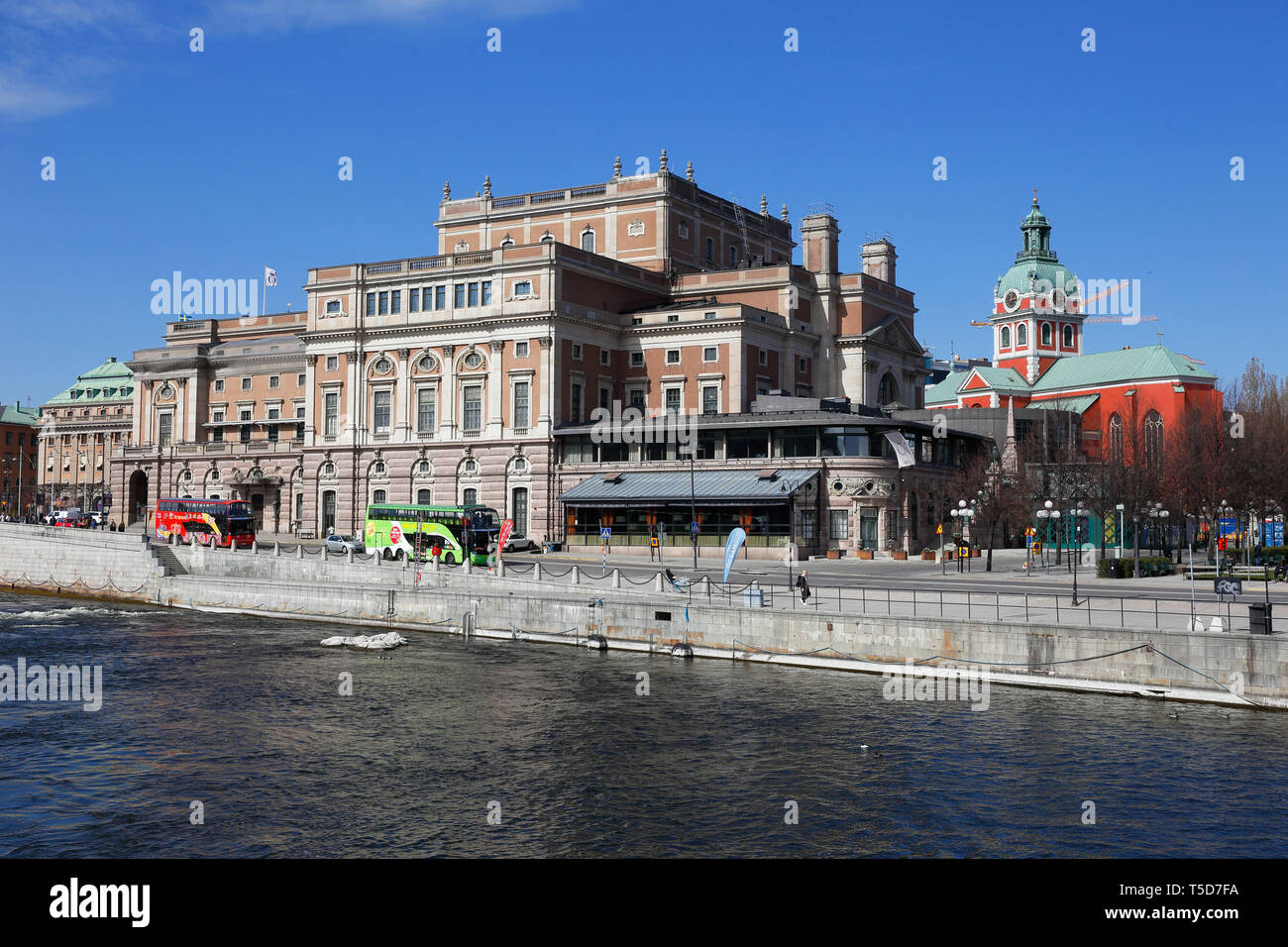 Stockholm, Sweden - April 22, 2019: The Stockholm Opera building Stock ...