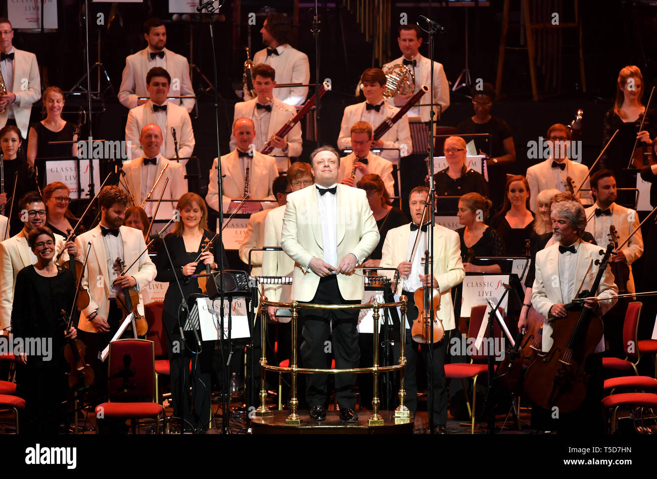 Conductor Michael Seal with The City of Birmingham Symphony Orchestra ...