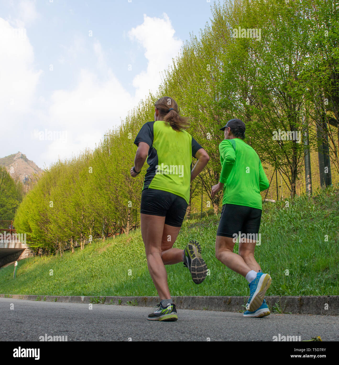 boys running to maintain physical fitness Stock Photo - Alamy