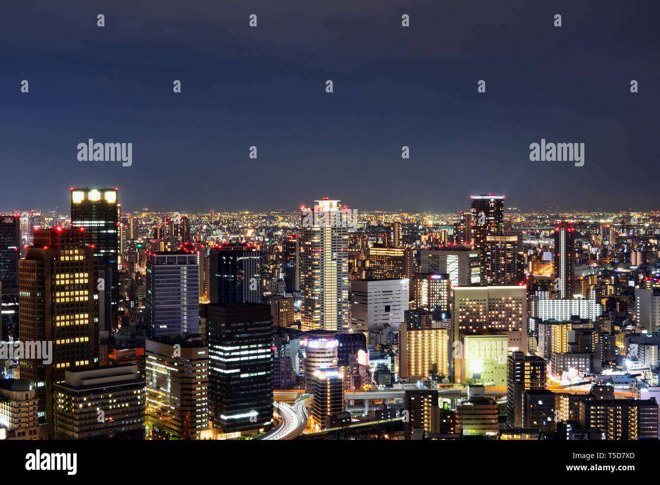 Skyline of osaka hi-res stock photography and images - Alamy