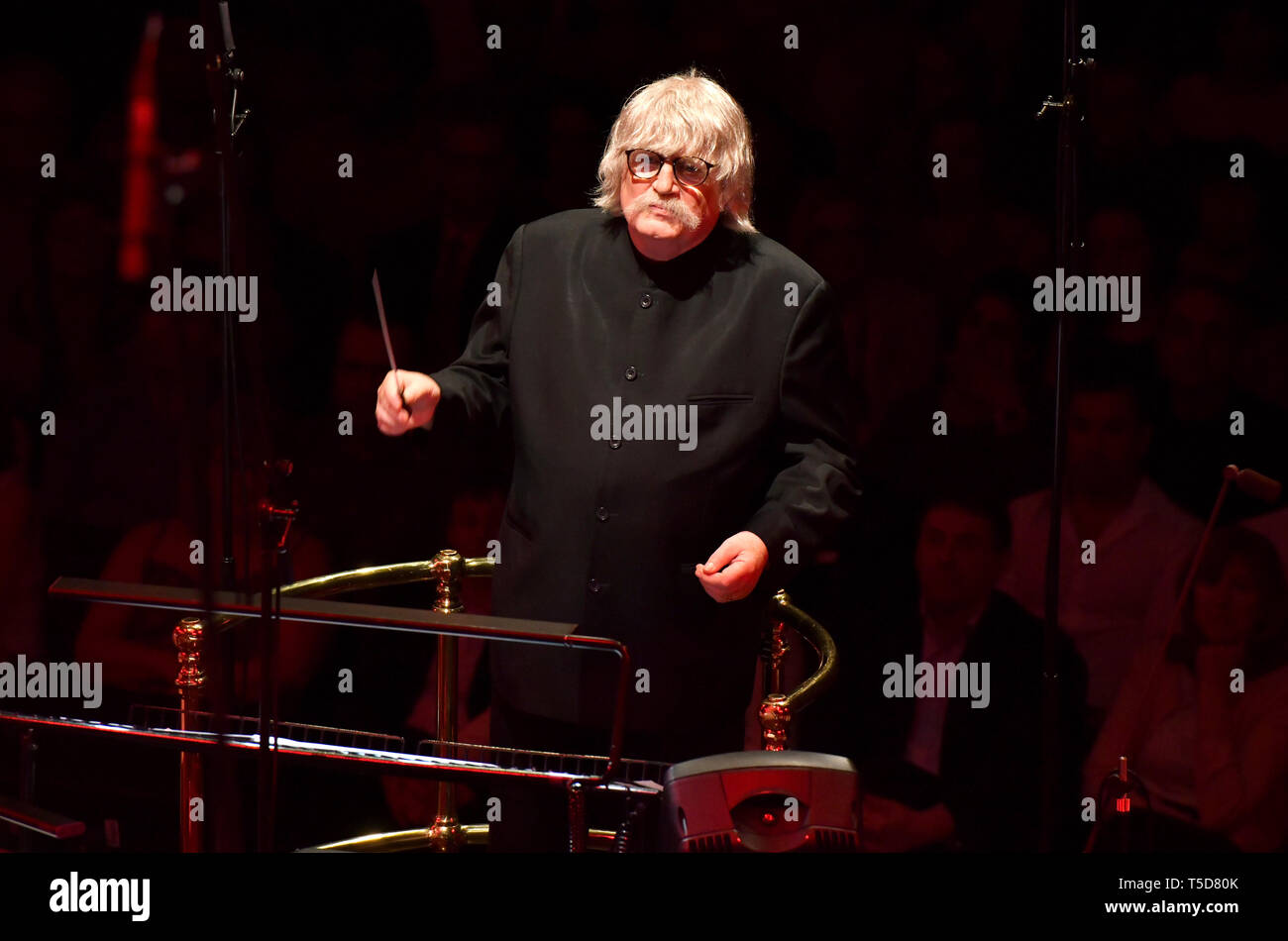 Conductor Karl Jenkins conducts the City of Birmingham Symphony ...