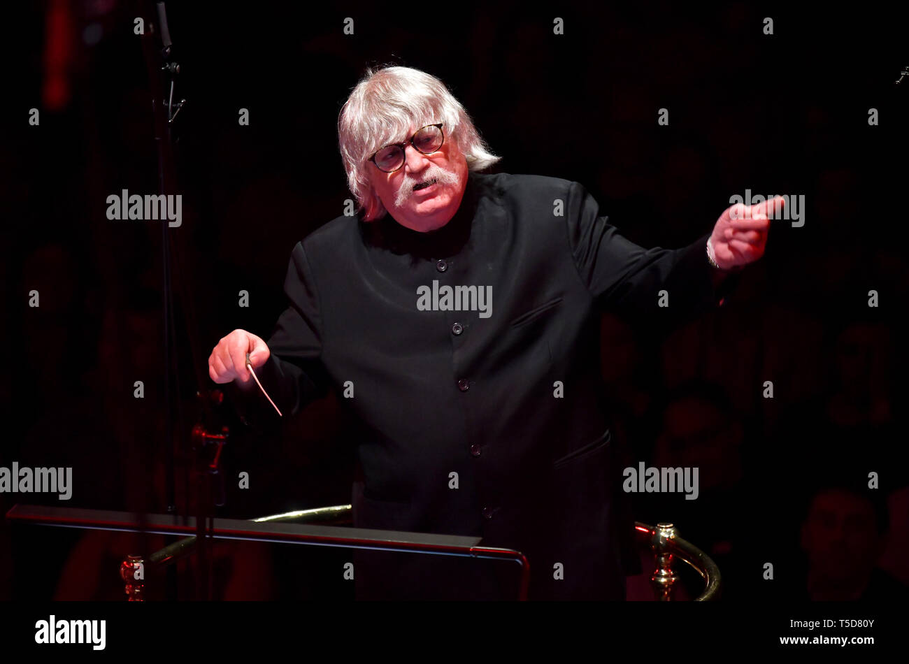 Conductor Karl Jenkins conducts the City of Birmingham Symphony ...