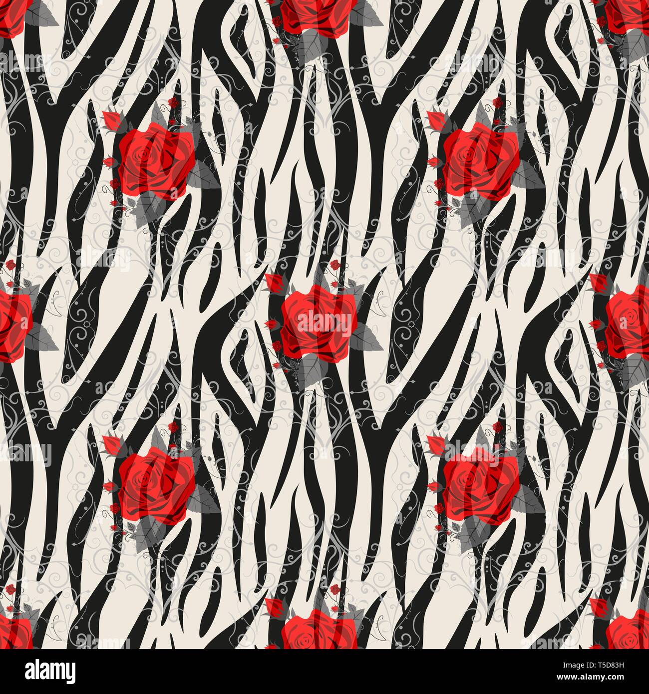 Red Zebra Stripes