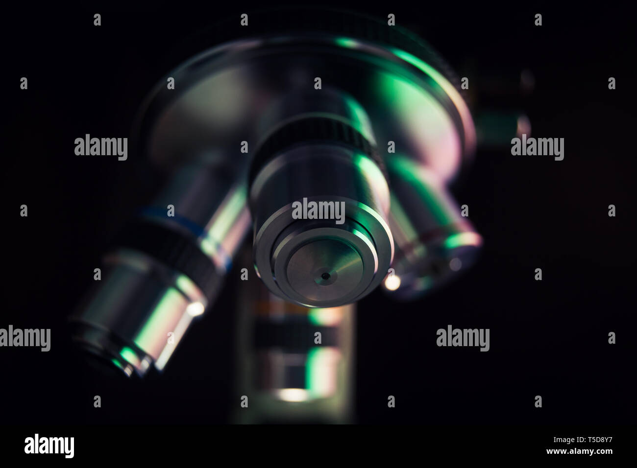Optical microscope - science and laboratory equipment Stock Photo - Alamy