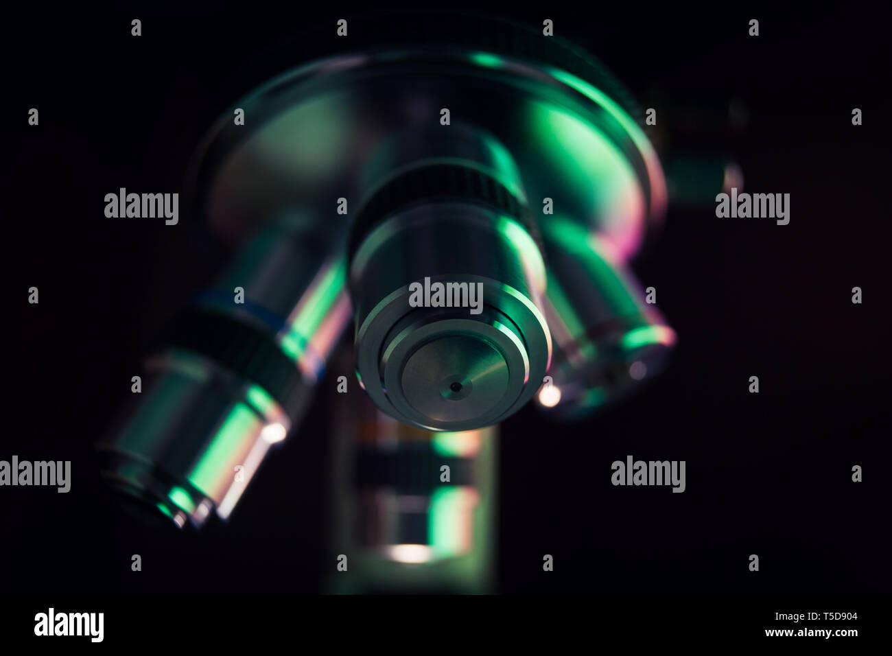 Optical microscope - science and laboratory equipment Stock Photo - Alamy