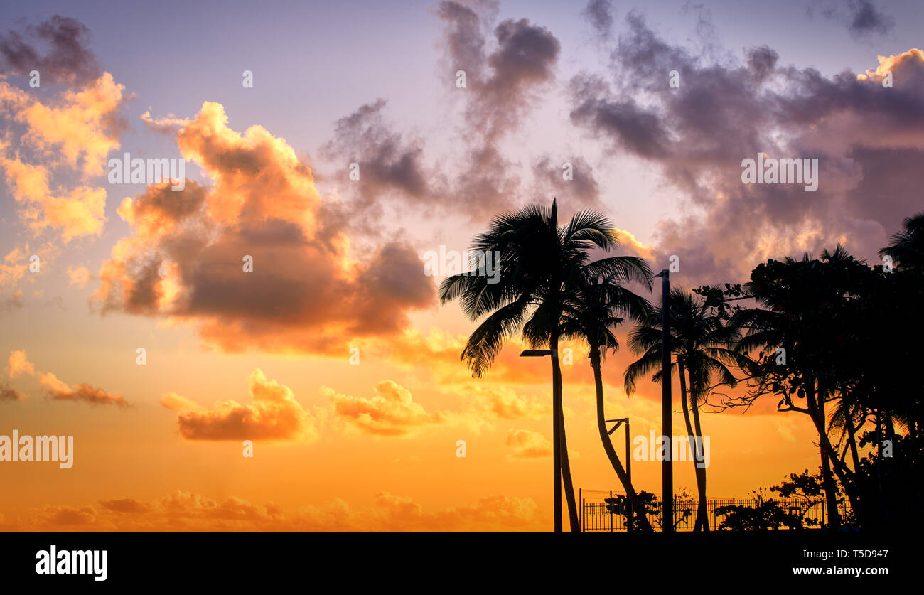 Puerto Rico Sunset Clouds