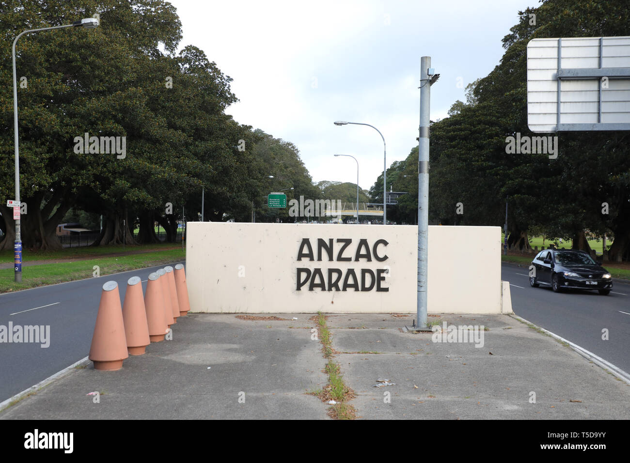 ANZAC Parade near Moore Park Road Stock Photo - Alamy