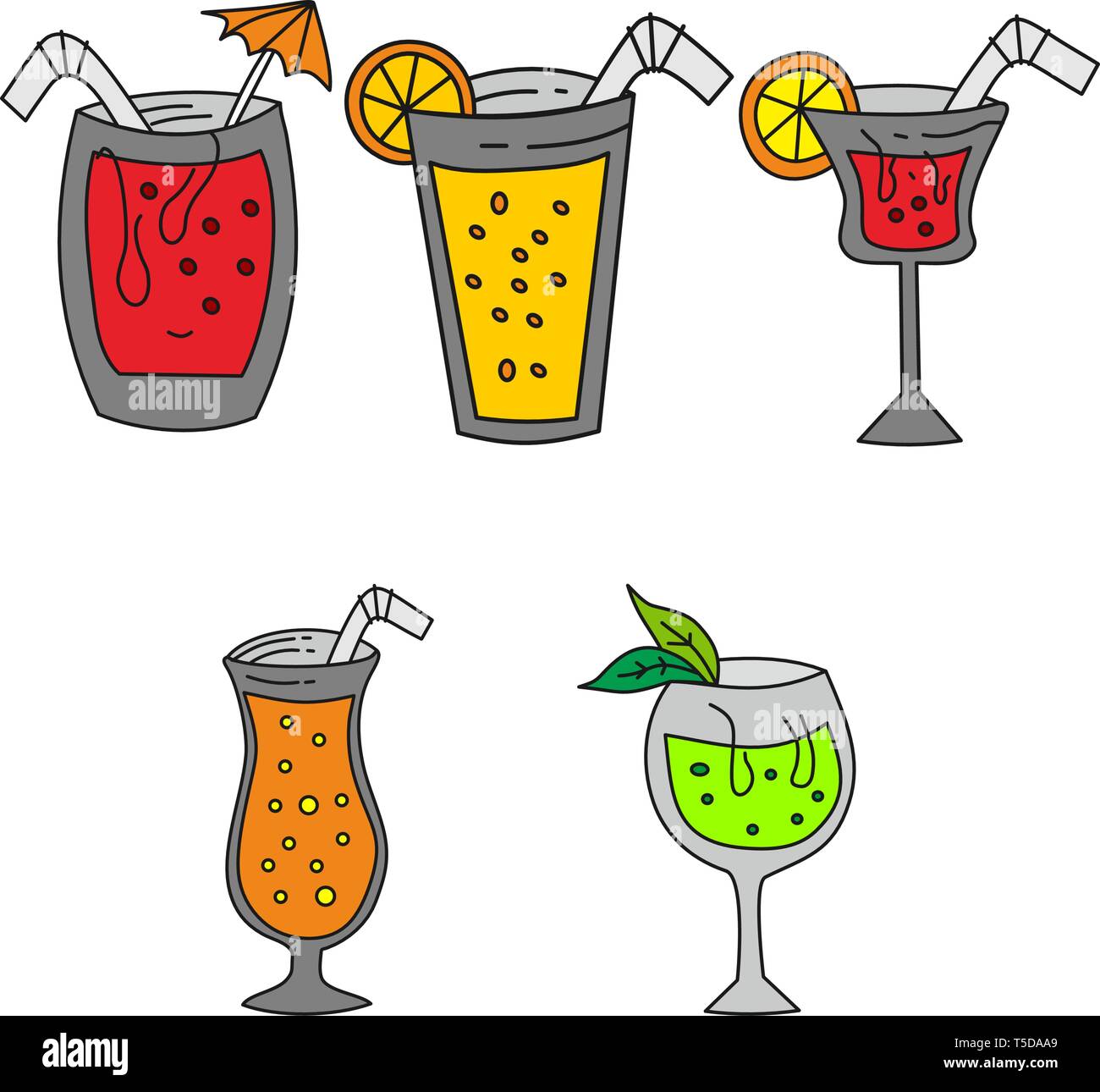 Cocktail template Stock Vector Images - Alamy