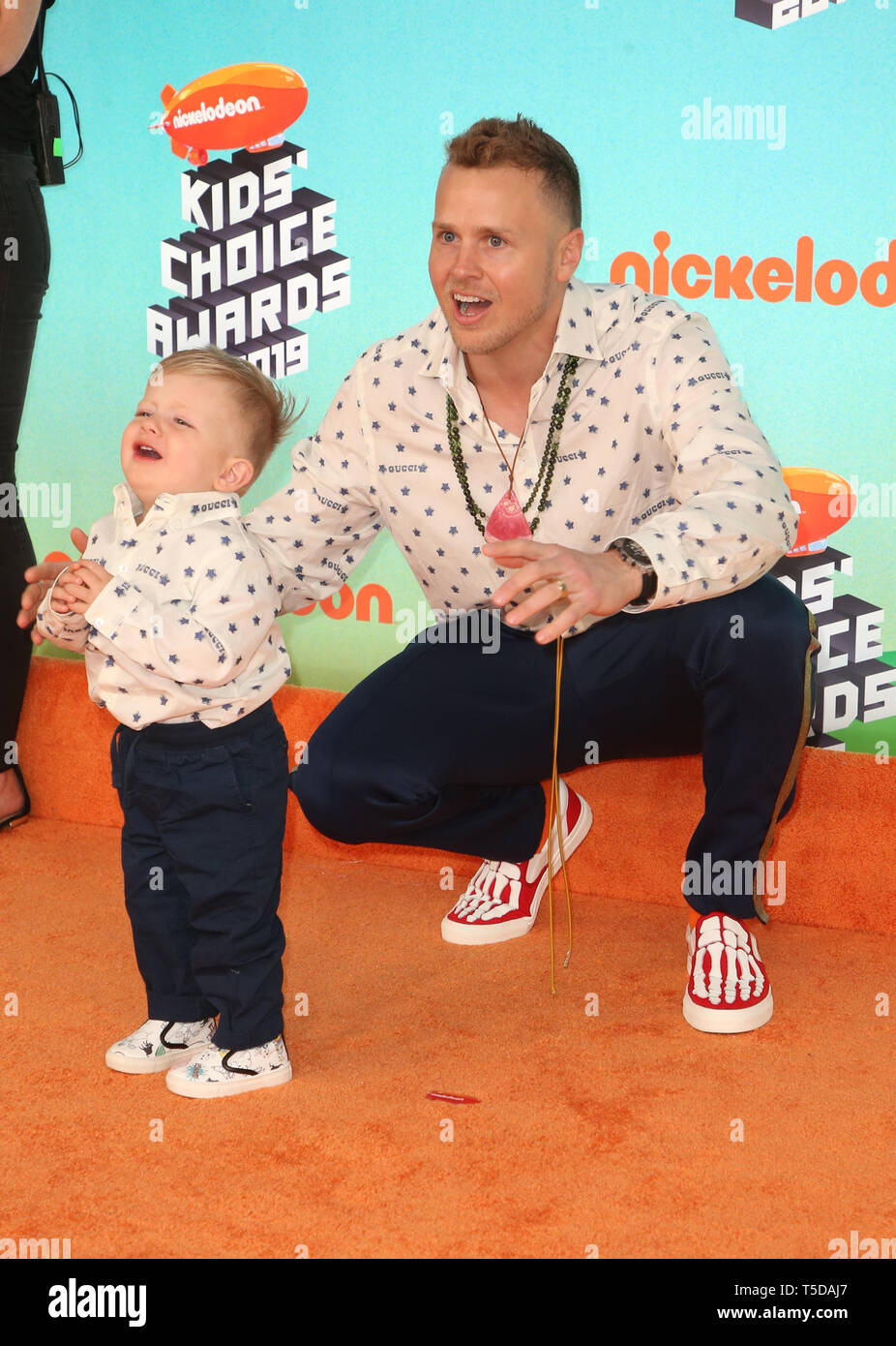 Nickelodeon's 2019 Kids' Choice Awards Featuring: Spencer Pratt, Gunner ...