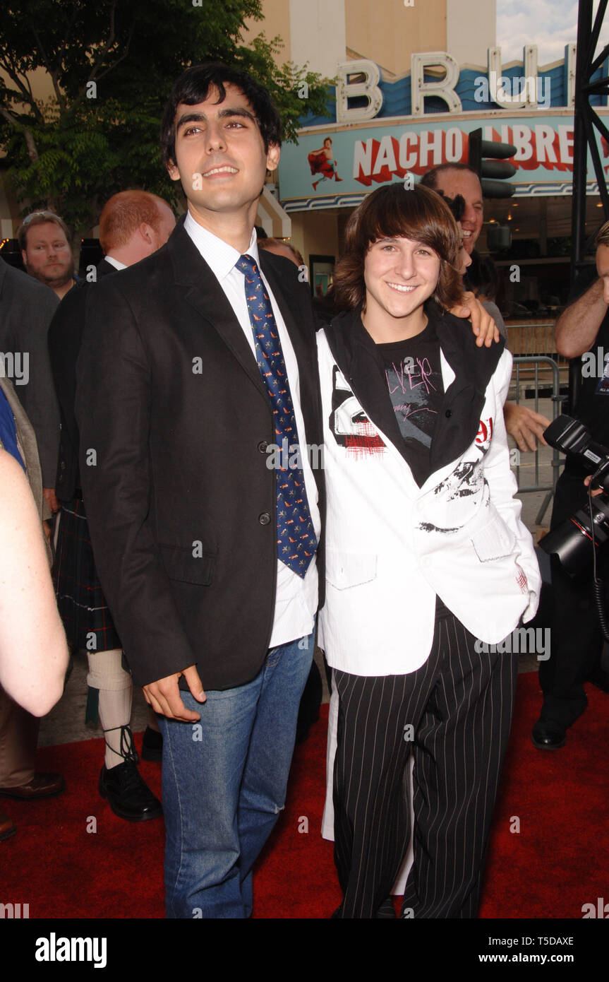 LOS ANGELES, CA. July 17, 2006: Actor MITCHEL MUSSO (right) & director ...
