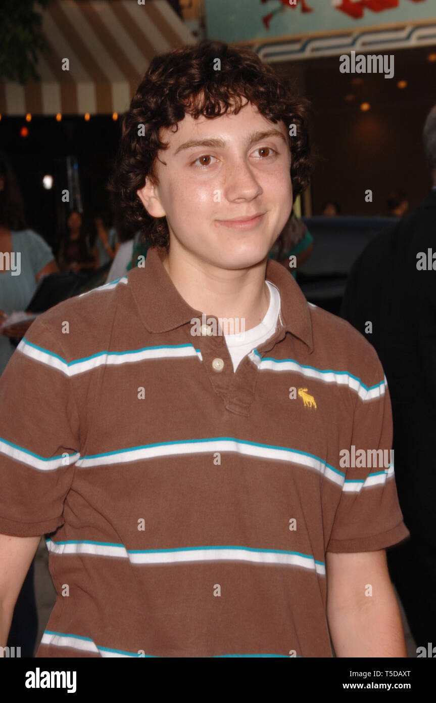 LOS ANGELES, CA. July 17, 2006: Actor DARYL SABARA at the Los Angeles ...