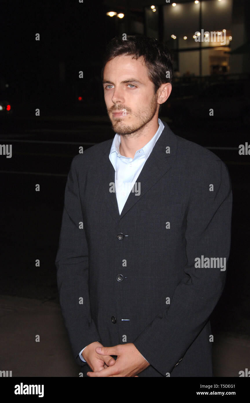 LOS ANGELES, CA. September 13, 2006: Actor CASEY AFFLECK at the Los ...