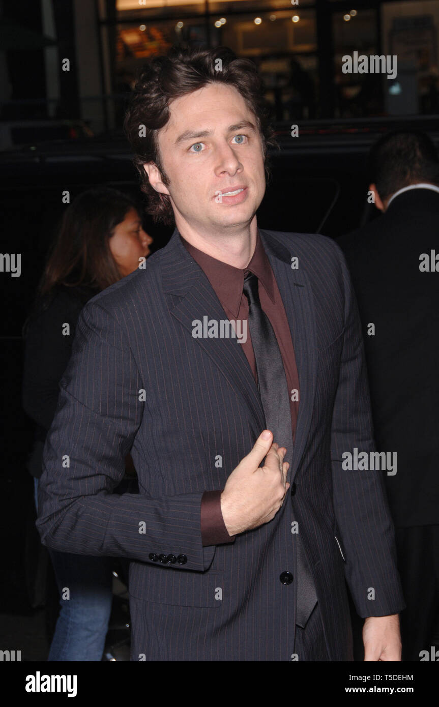 LOS ANGELES, CA. September 13, 2006: Actor ZACH BRAFF at the Los ...