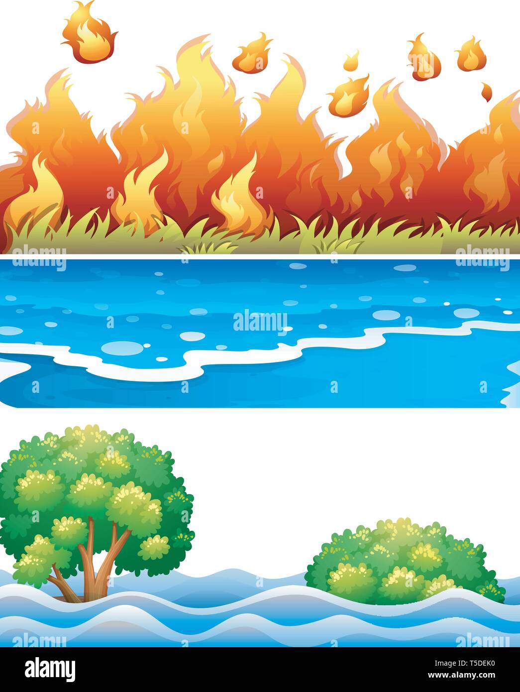 Natural disaster clip art hi-res stock photography and images - Alamy