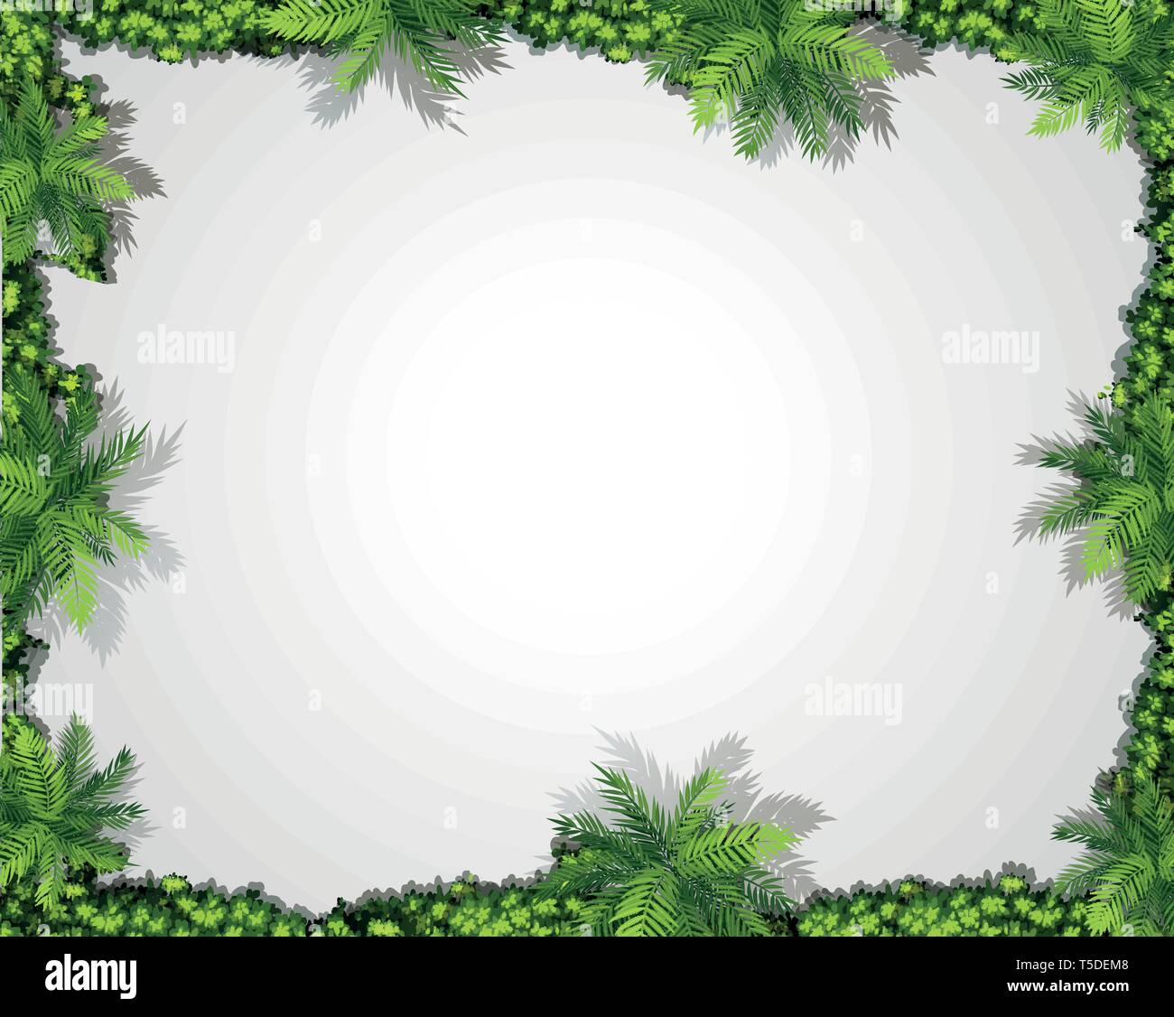 Nature green border Stock Vector Images - Alamy