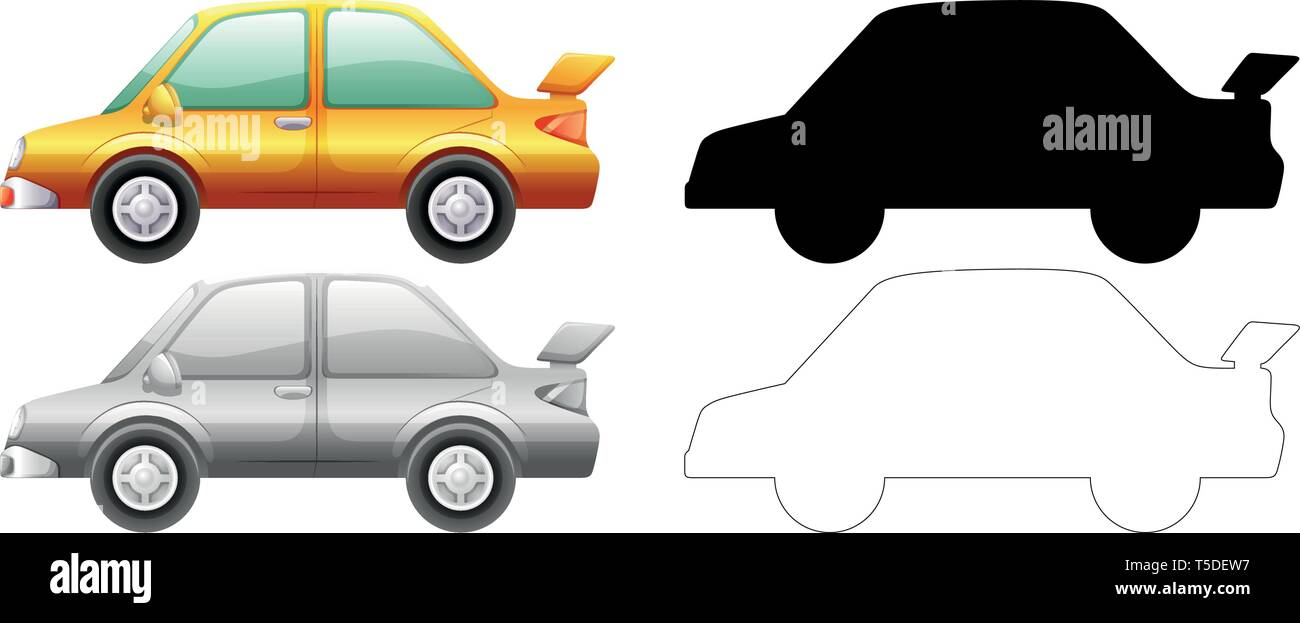 Set of car graphic illustration Stock Vector Image & Art - Alamy