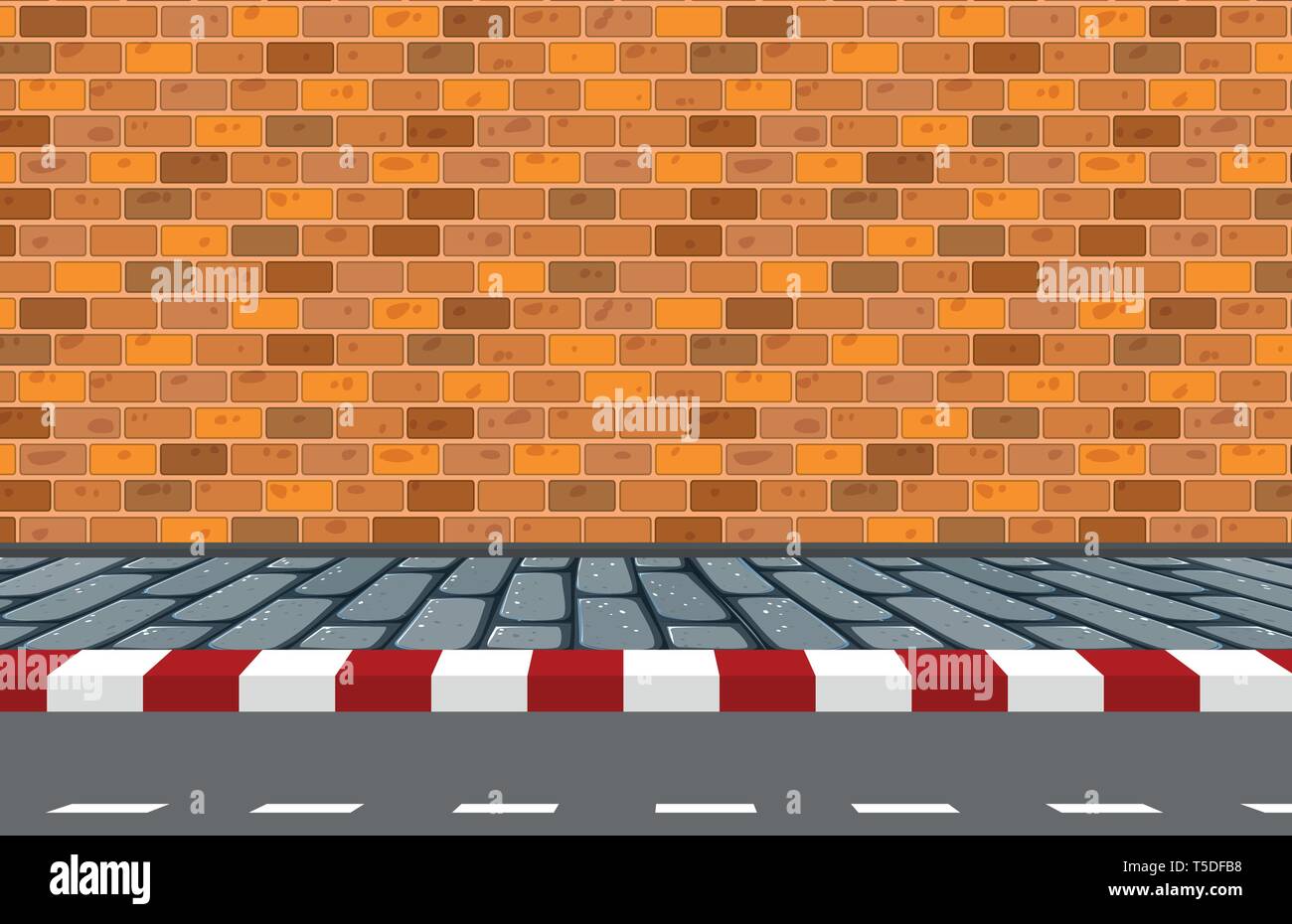 A street background scene illustration Stock Vector Image & Art - Alamy