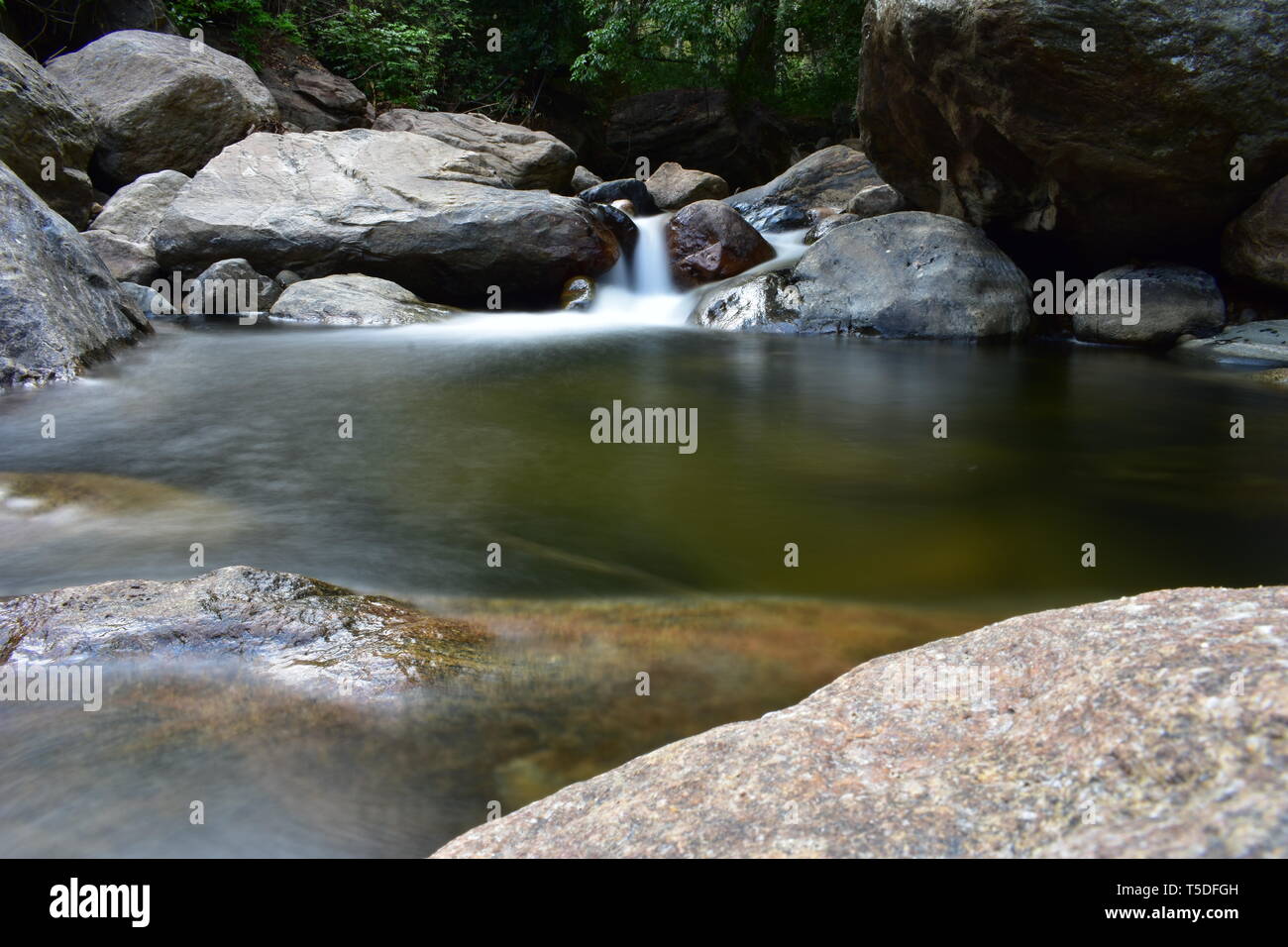Kurangani Waterfalls In Tamil Nadu Stock Photo - Alamy