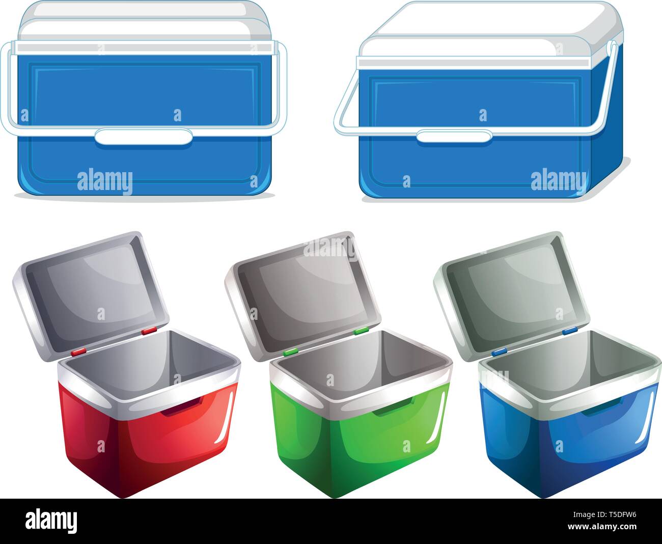Ice box Stock Vector Images - Alamy