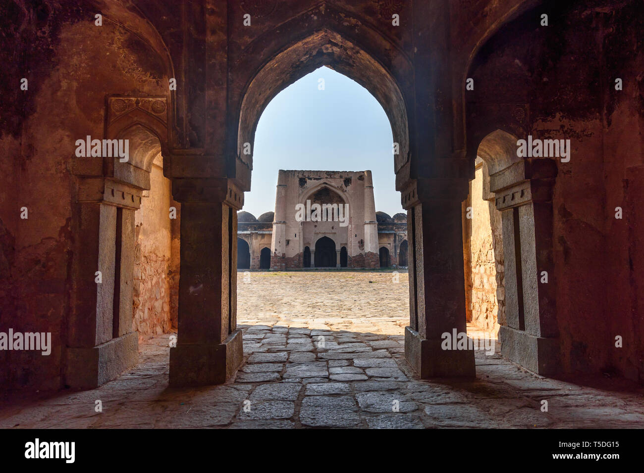 Ruins of Begumpur Mosque in South of New Delhi. India Stock Photo - Alamy