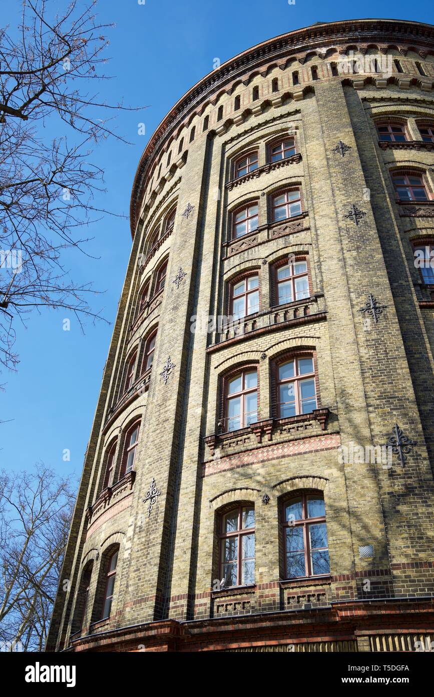 Water Tower in Berlin, Germany. This tower is a symbol for Prenzlauer ...