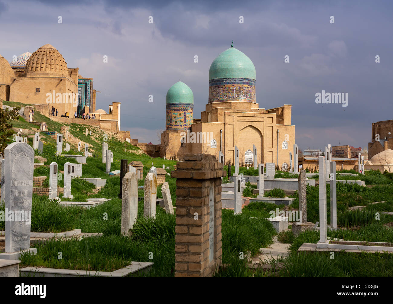 Amazing oriental architecture of the ancient city of Samarkand ...