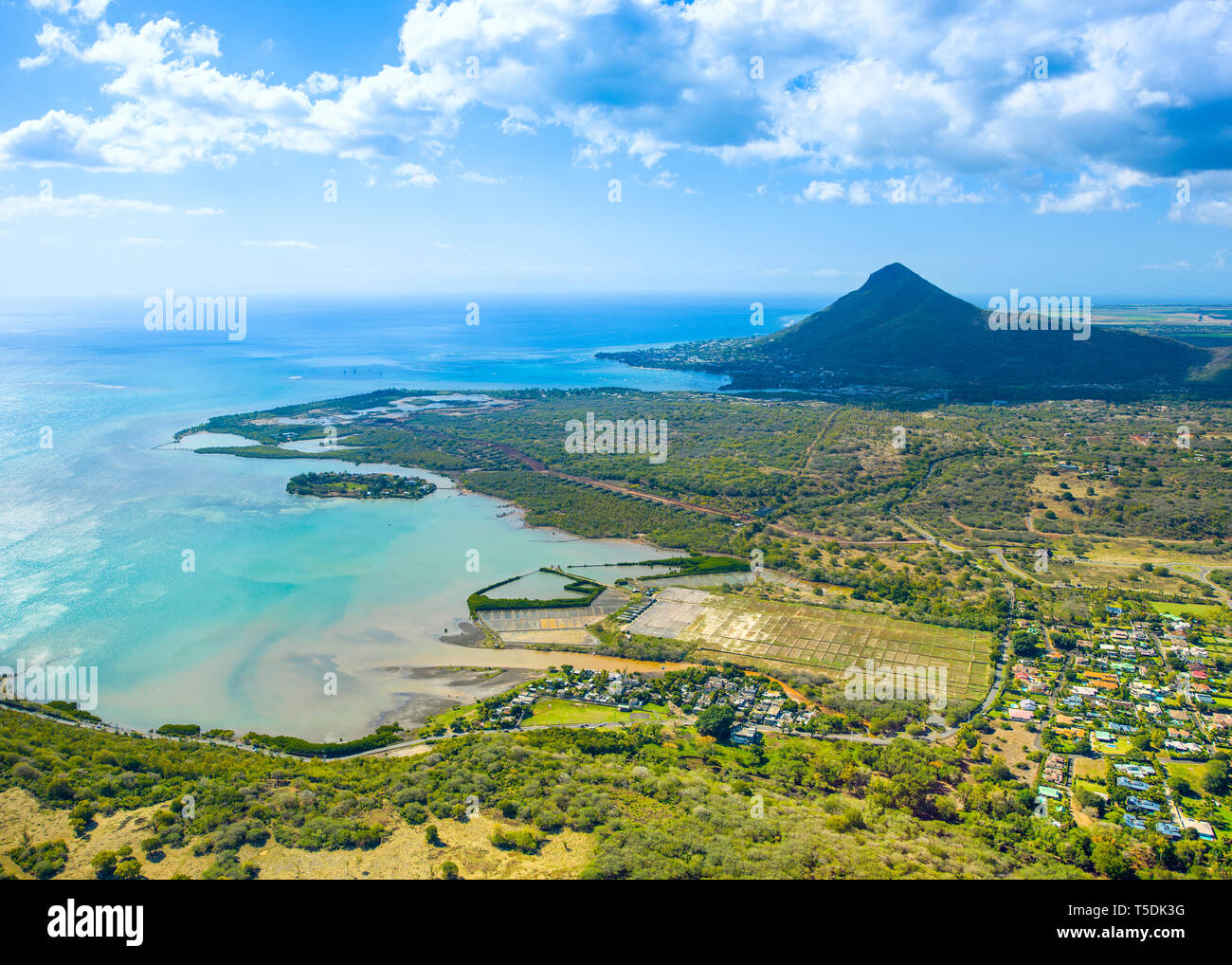 Mauritius aerial panoramic hi-res stock photography and images - Alamy