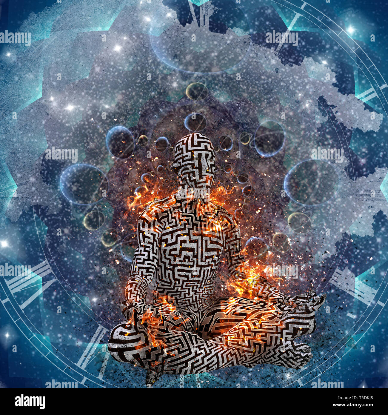 Infinity concept spiritual spirituality meditation hi-res stock ...