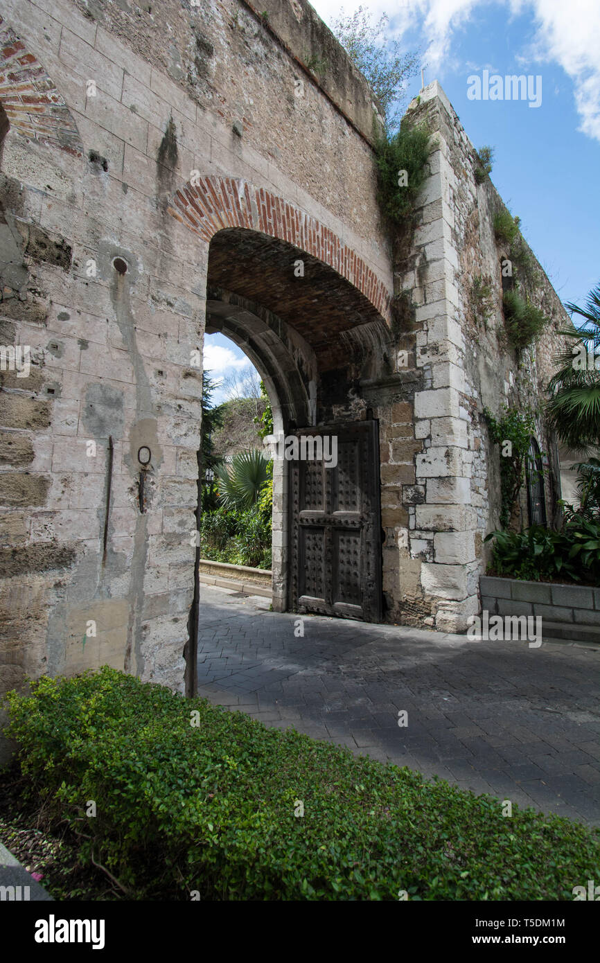 Entrance gate to Gibraltar Stock Photo - Alamy