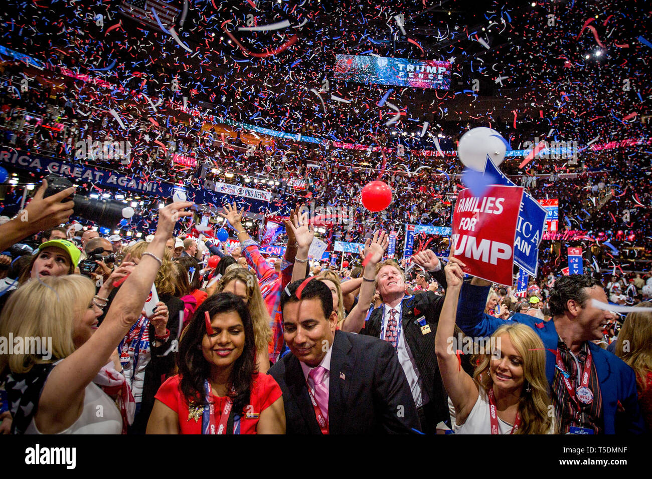 The Republican National Convention in Cleveland, where Donald Trump is ...