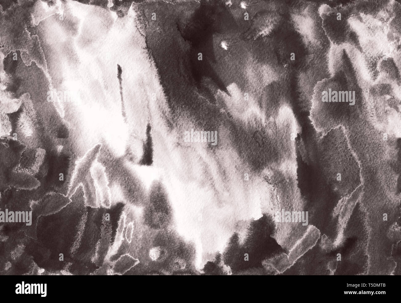 Hand painted ink seamless pattern. Abstract watercolor texture ...