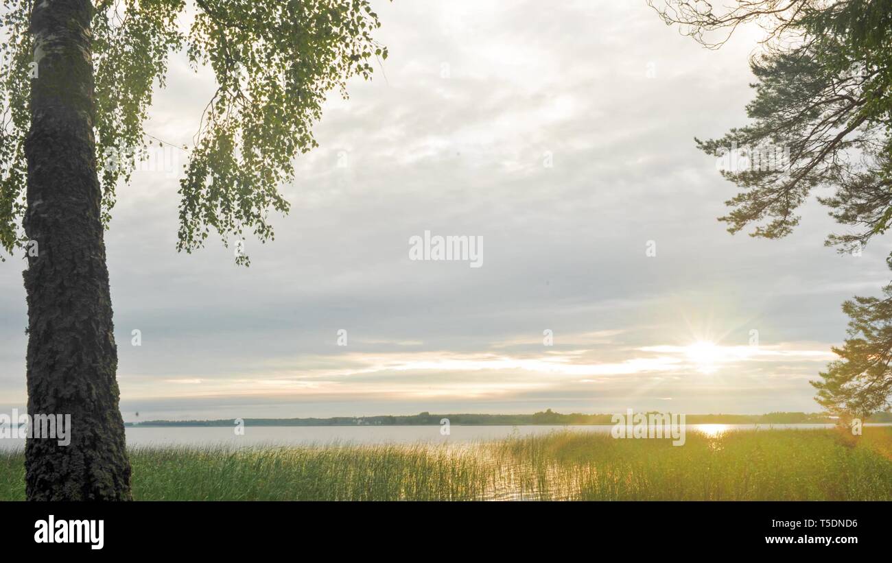 Time lapse beautiful lake forest hi-res stock photography and images ...