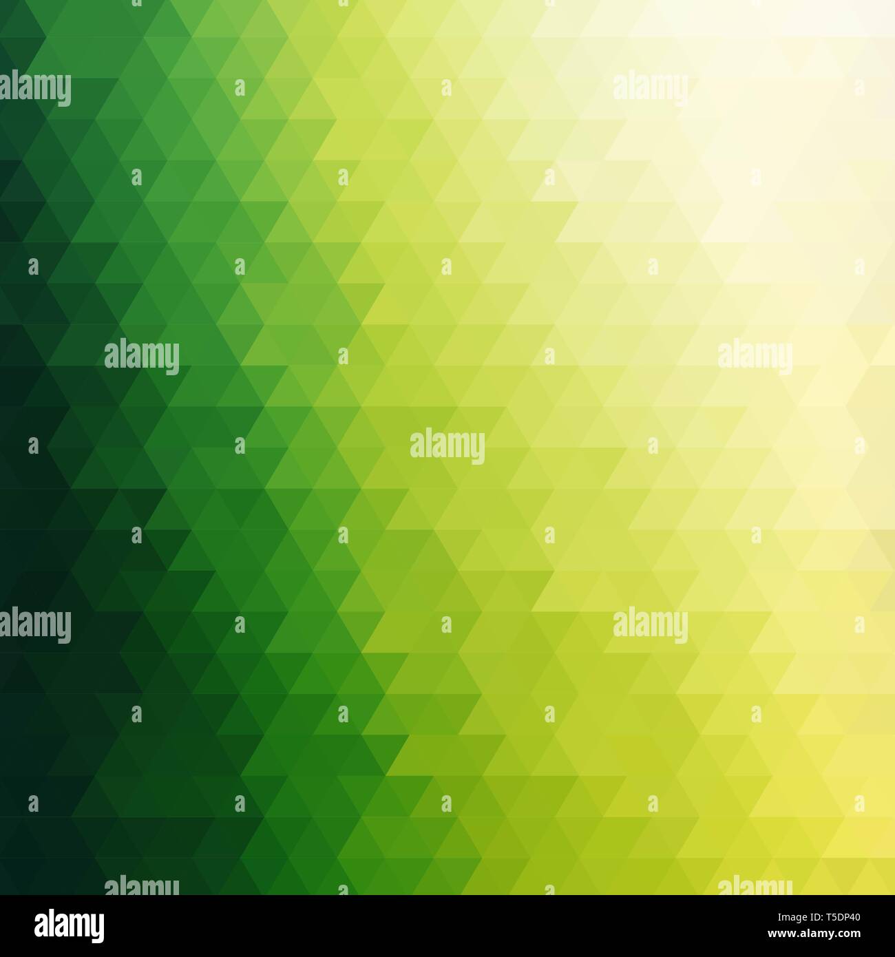 Abstract green template background. Triangles mosaic. e Stock Photo - Alamy