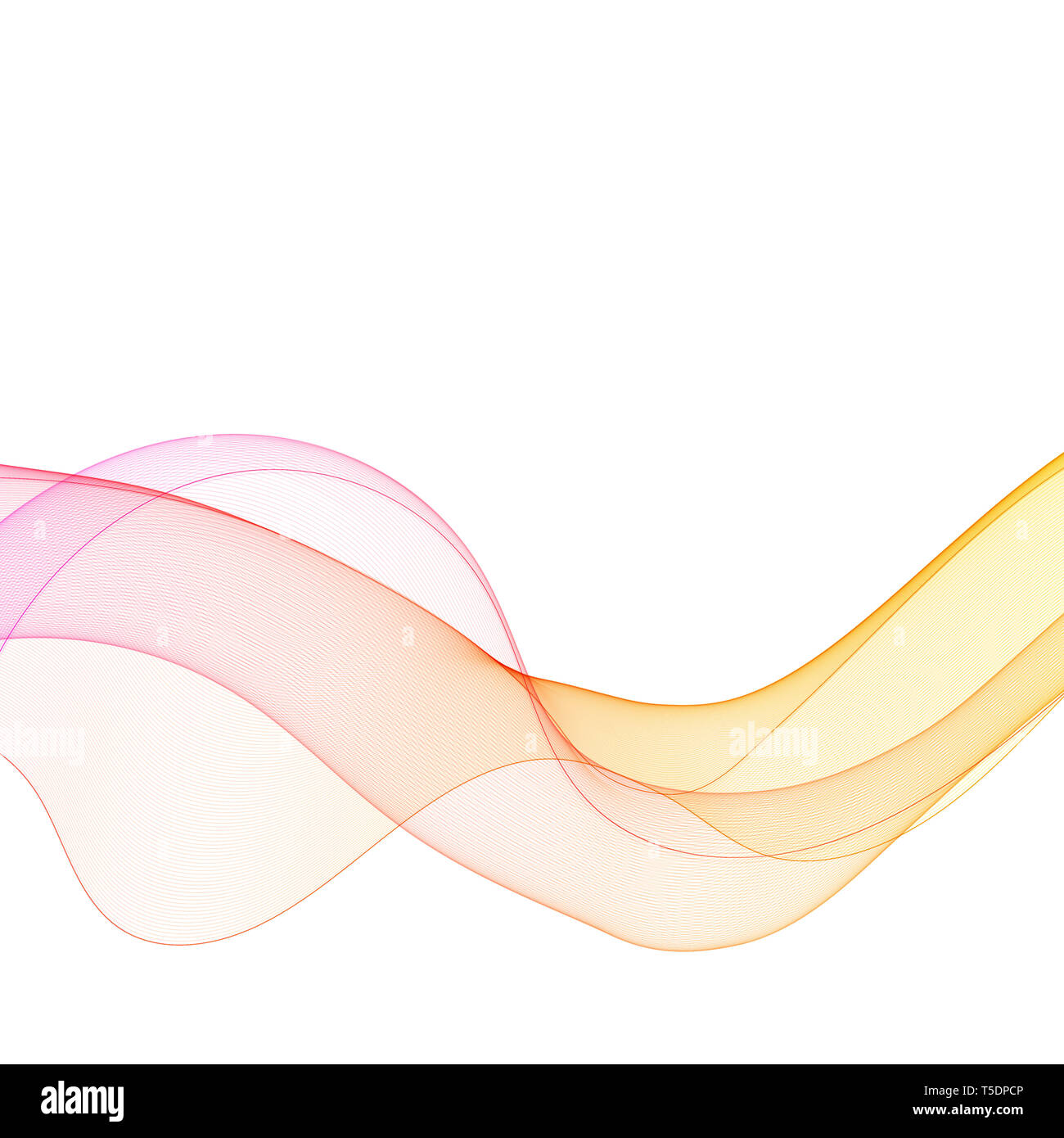 Abstract wave vector background, rainbow waved lines for brochure ...