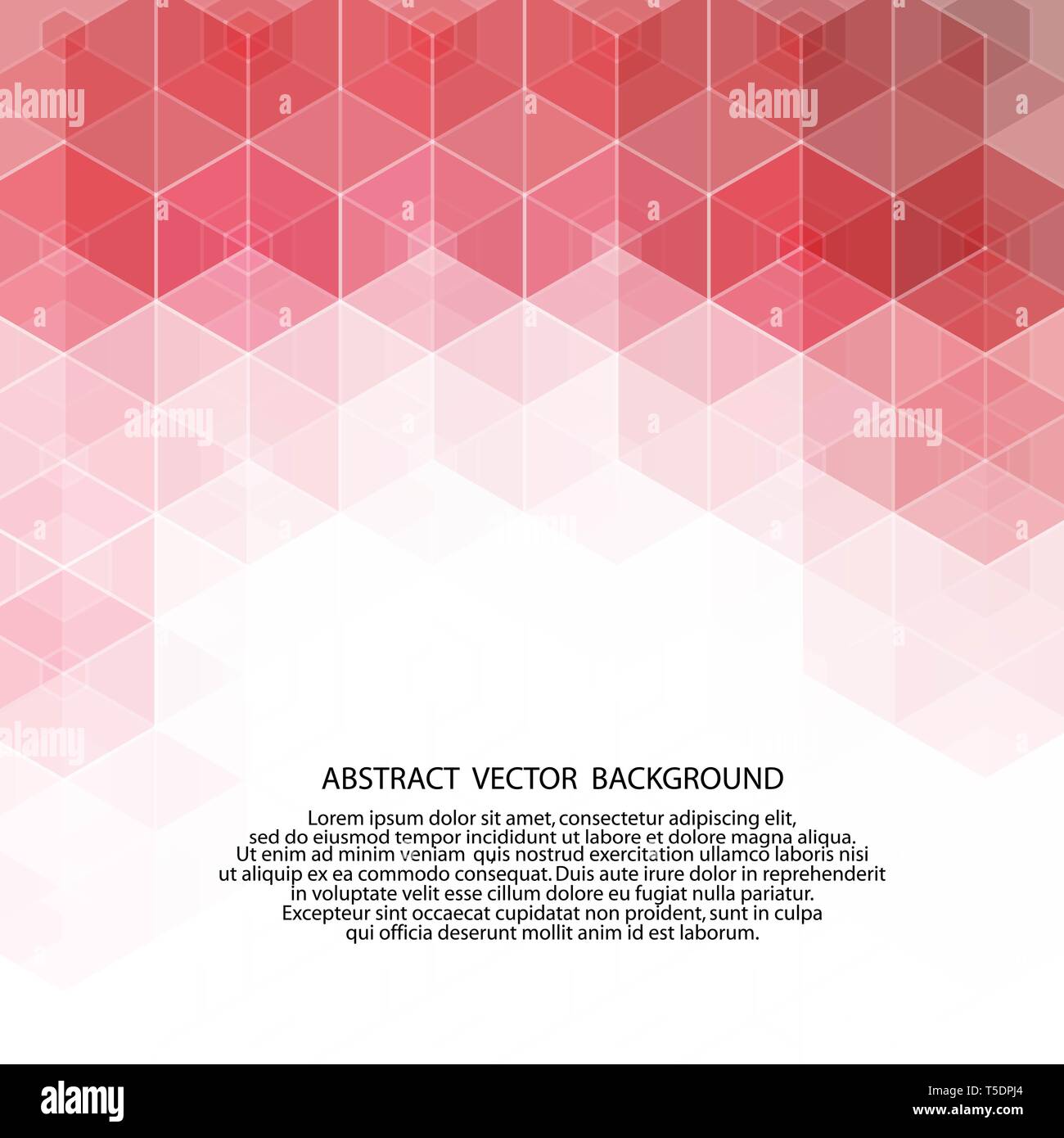 white background red hexagon. pattern design. The image is imaged in ...