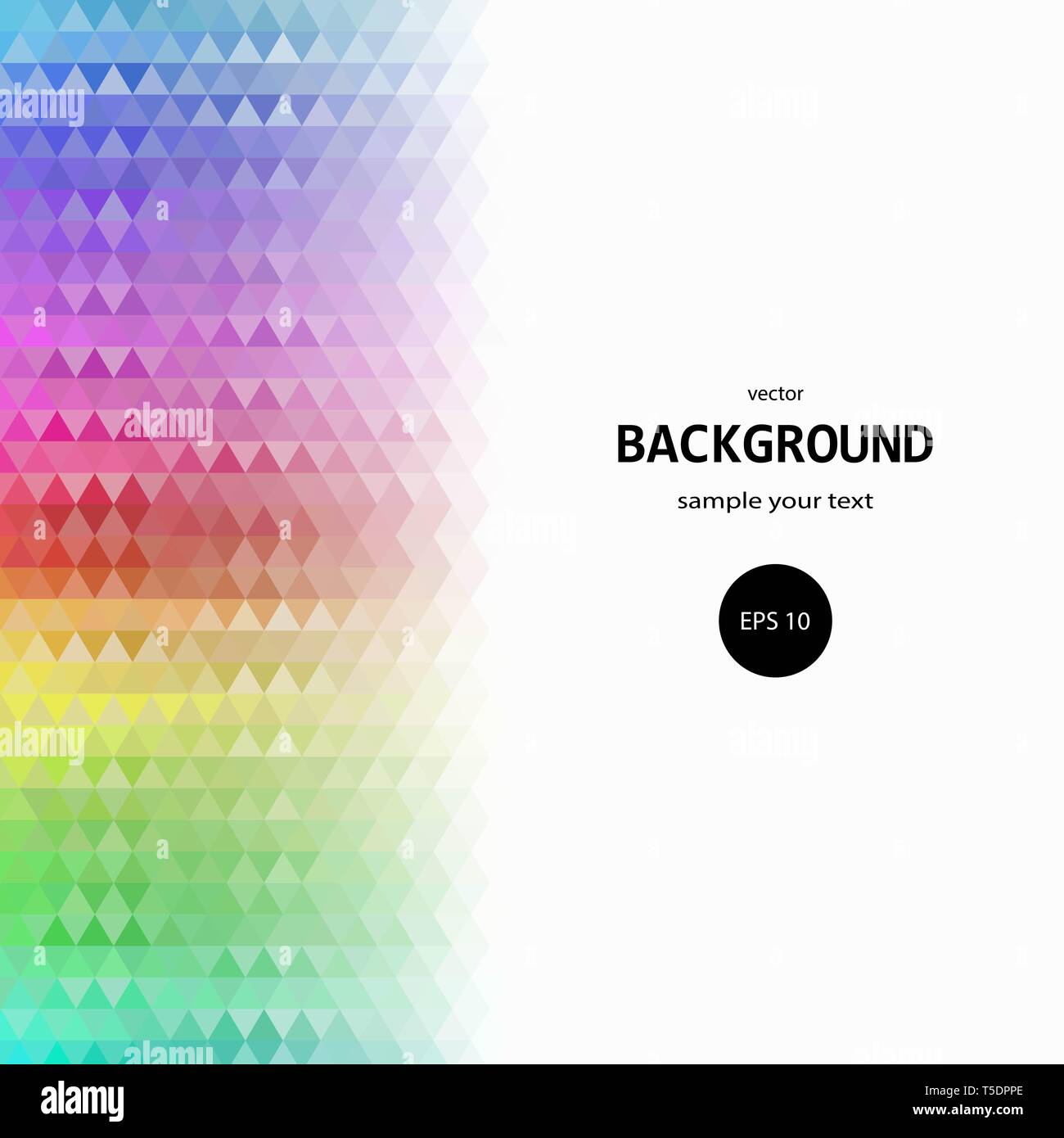 colorful abstract triangular pattern. vector background. eps 10 Stock ...