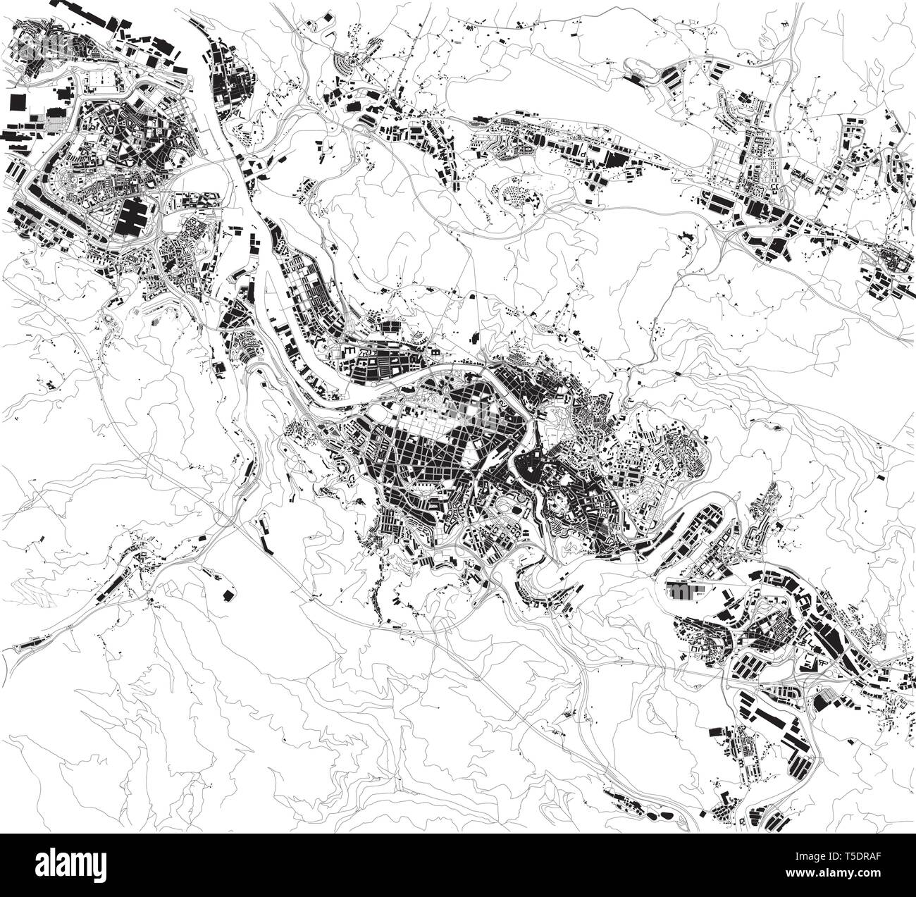 Bilbao Map High Resolution Stock Photography and Images - Alamy