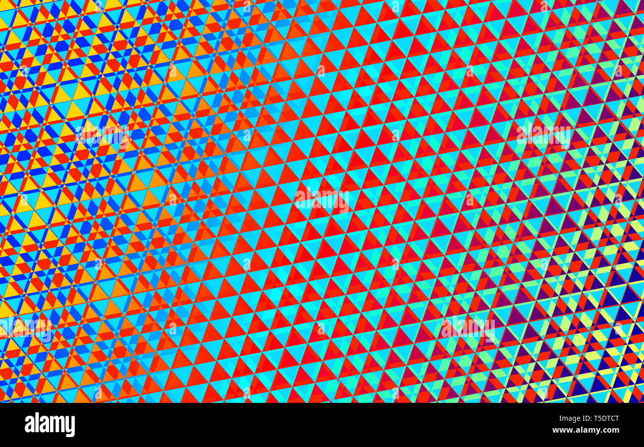 Multicolored triangle hi-res stock photography and images - Alamy
