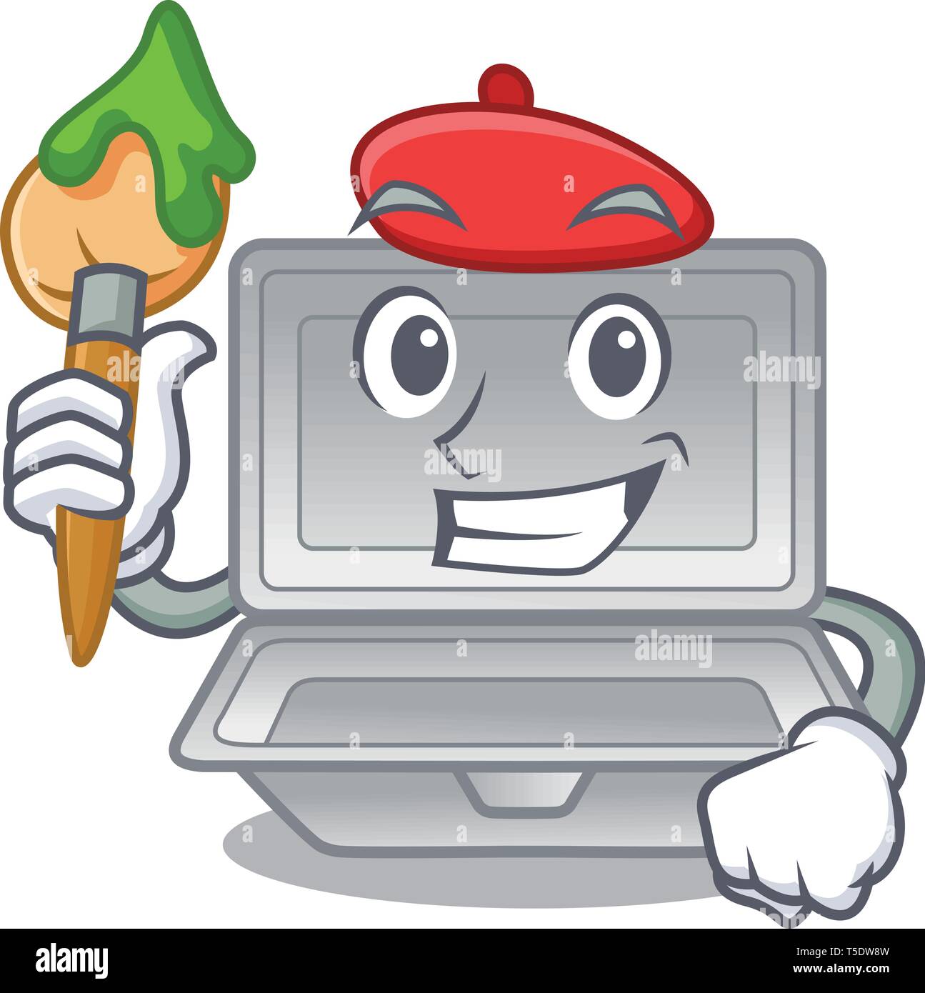 Artist open styrofoam in the cartoon shape Stock Vector Image & Art - Alamy