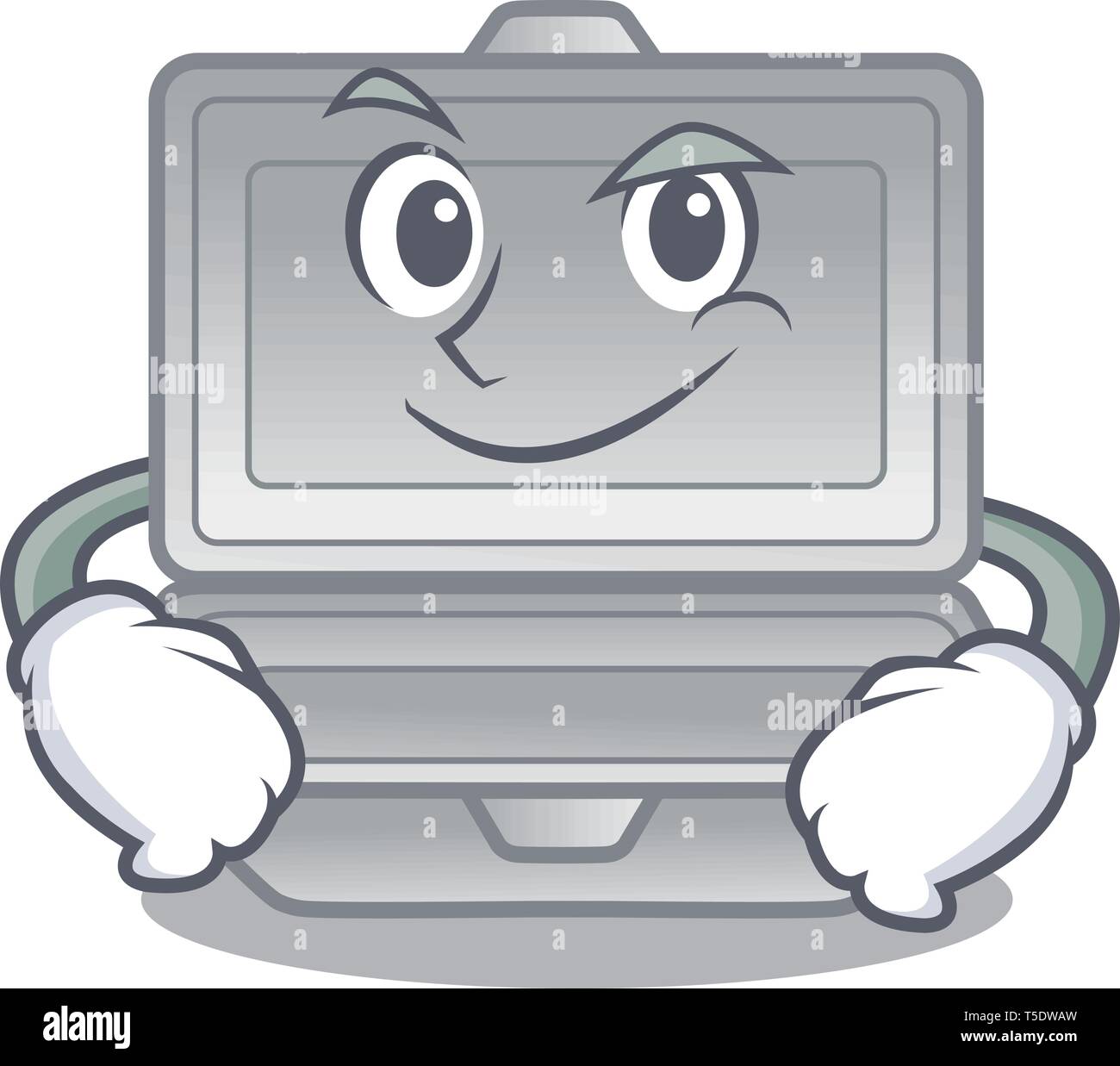 Smirking open styrofoam isolated with the mascot Stock Vector Image ...